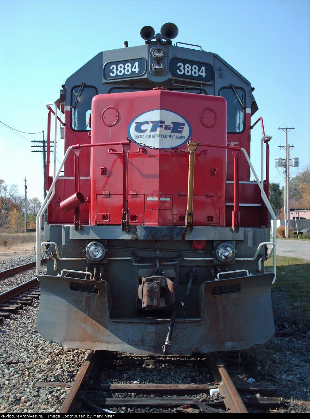 Nose$shot of CF&E 3884